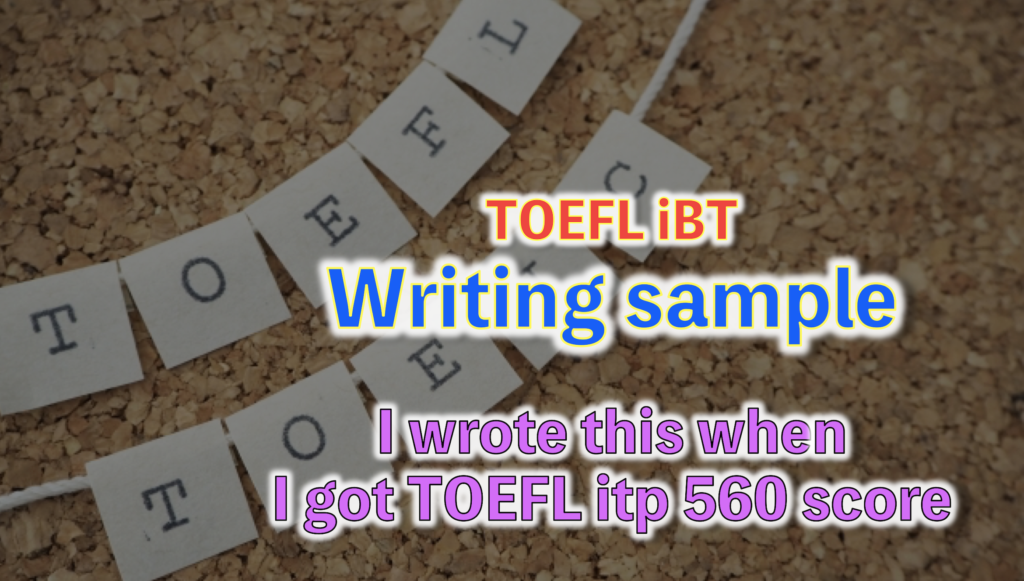 TOEFL iBT writing samples with answers (scored by AI) | Challenge of ...